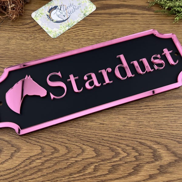 Stable Name Plate - Etsy