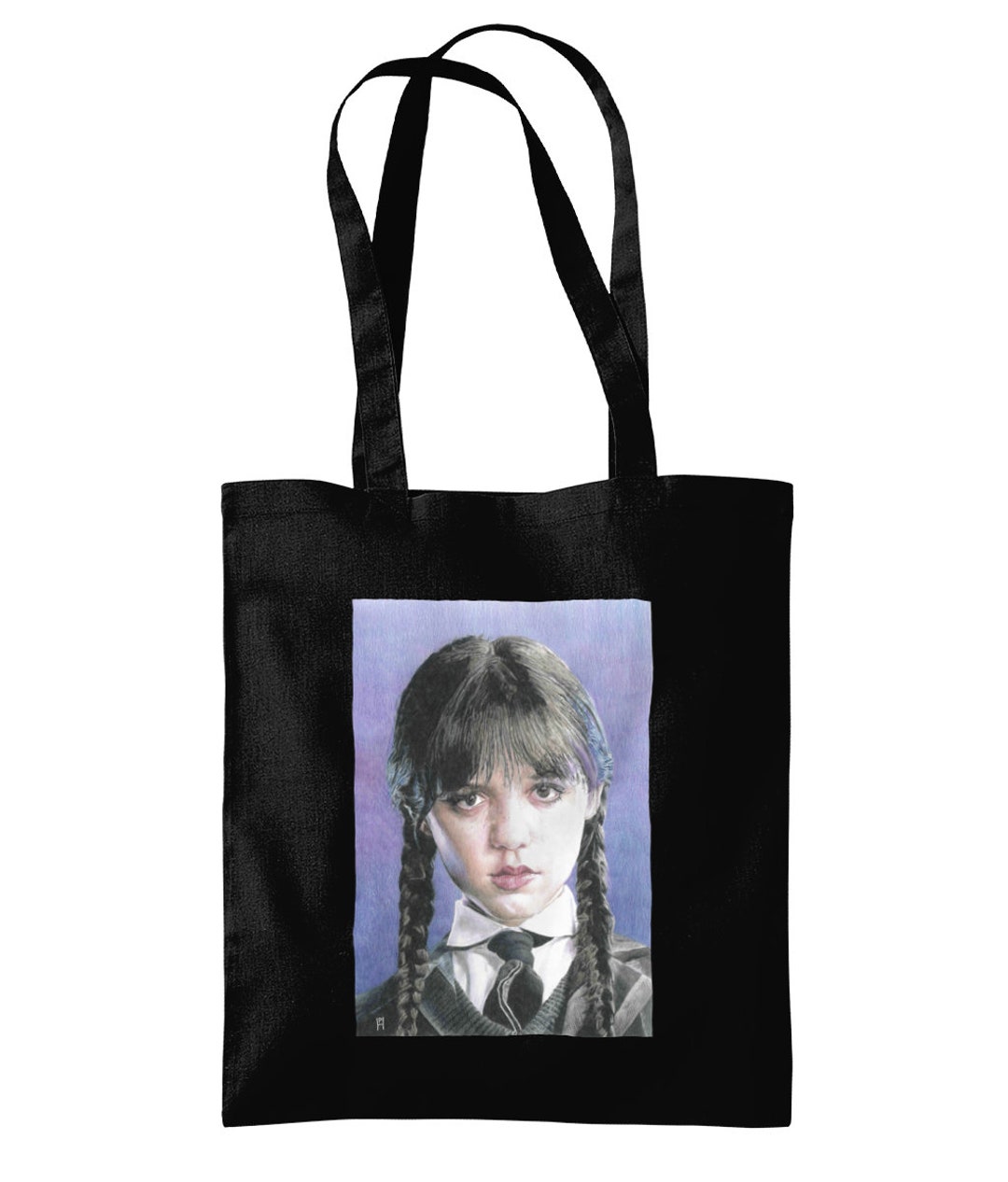 Wednesday Addams Tote Bag. Movie Art Unique Shopping Bag - Etsy
