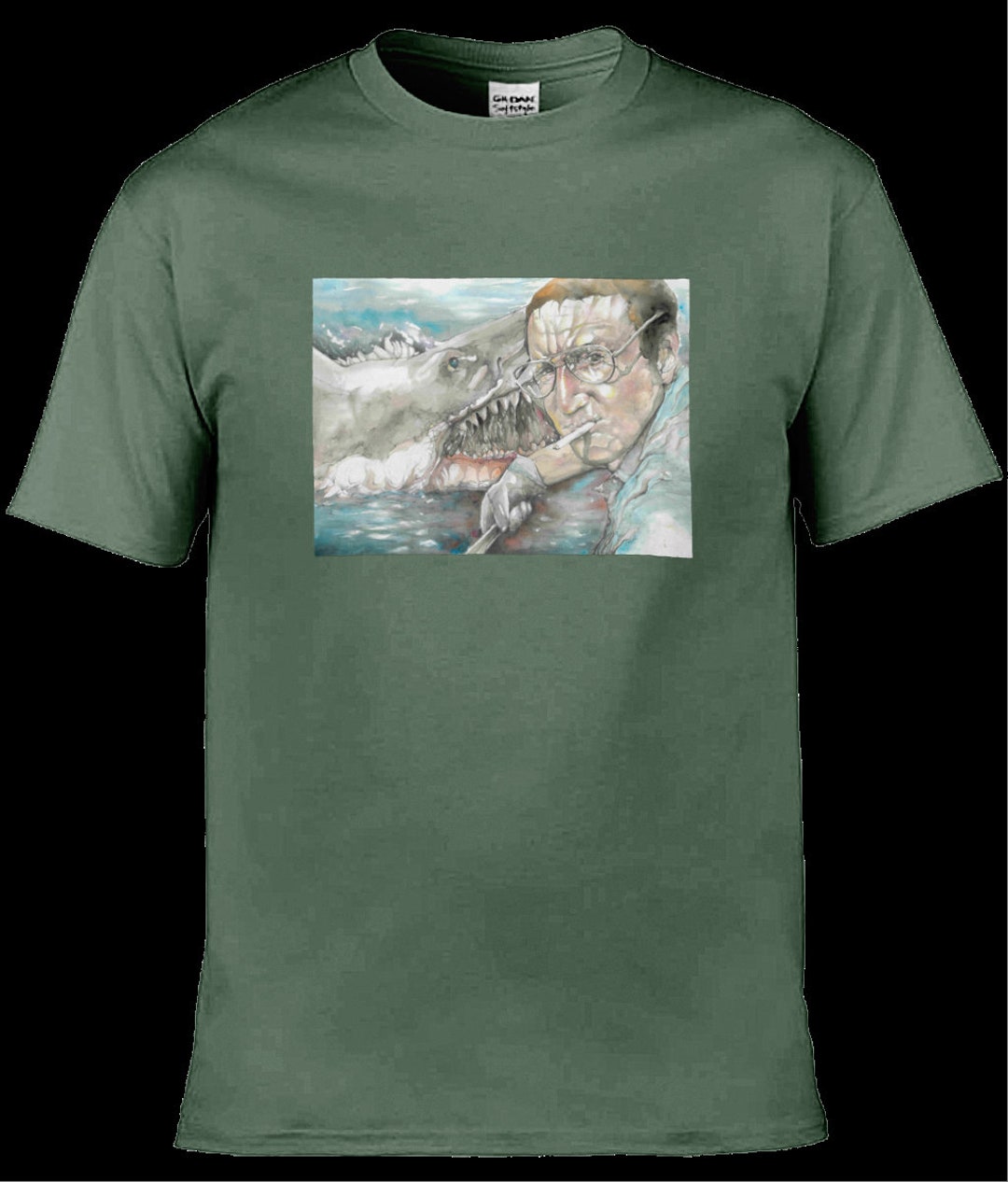 Jaws T-shirt (text Bleeped) - Etsy