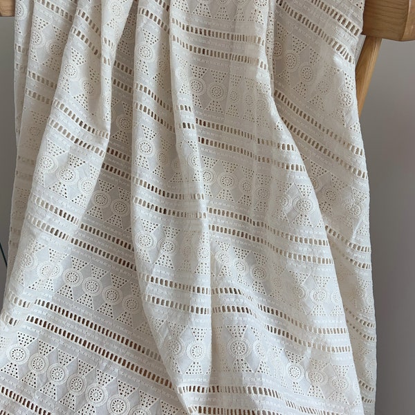 Cotton Lace Fabric - Etsy