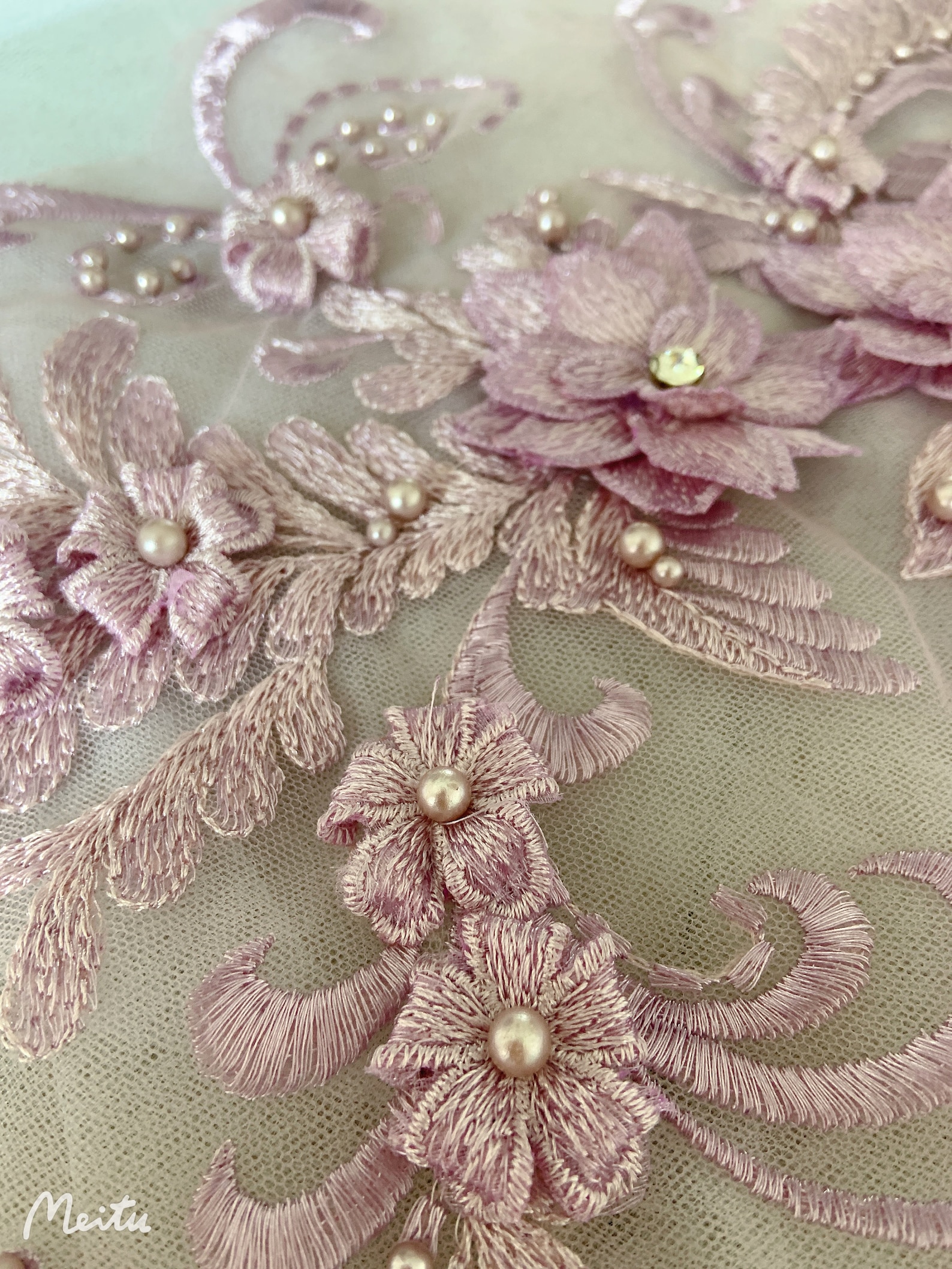 3d Florals Lace Applique 3d Flowers Applique Patch Lavender - Etsy