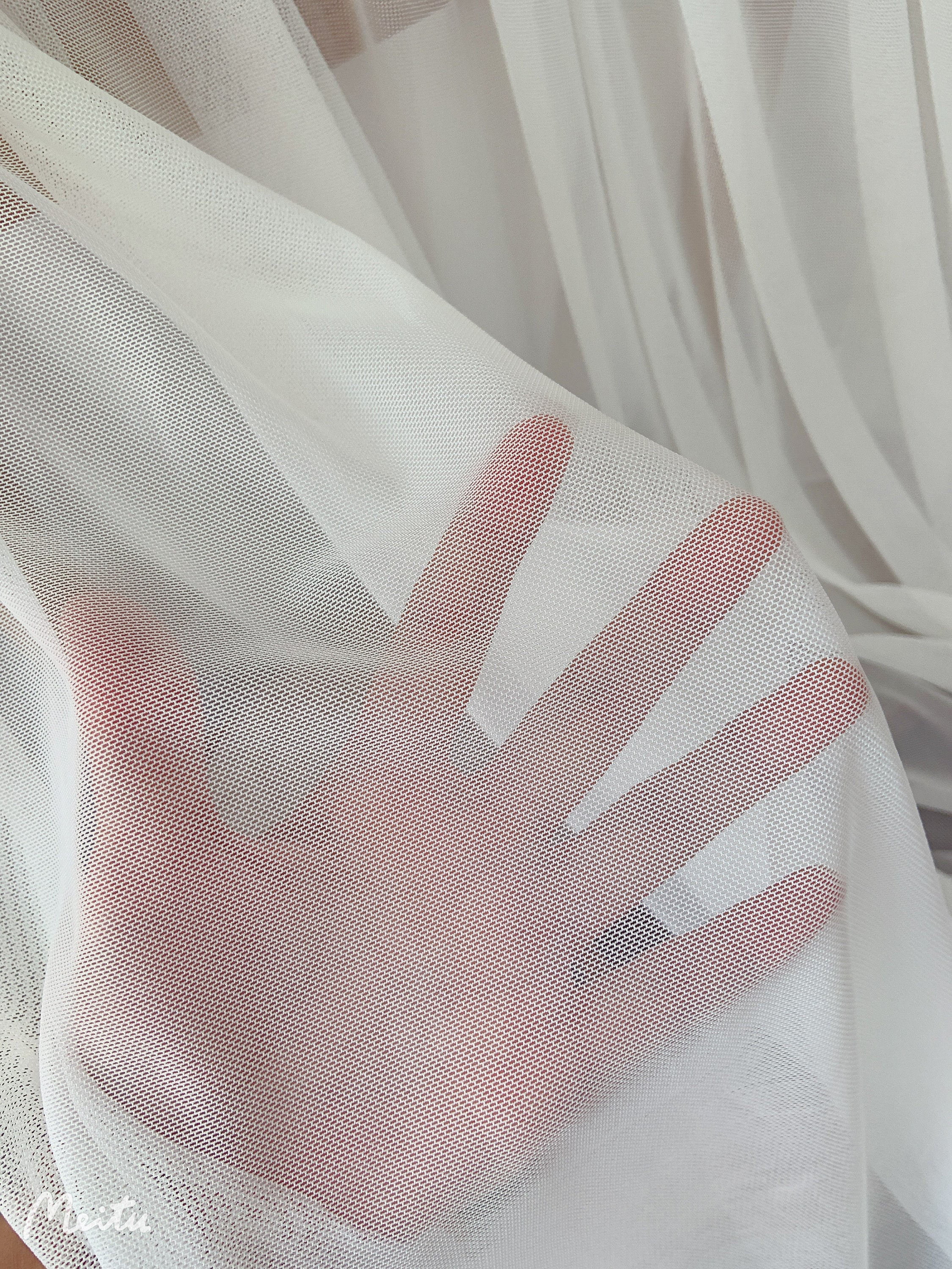 4 Way Stretch Mesh Fabric, 4 Way Stretchy Net Fabric, Elastic Tulle ...