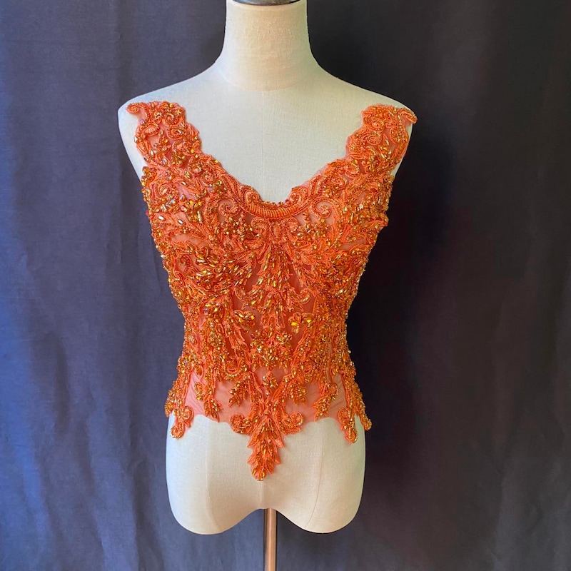 Orange Corsets - Etsy