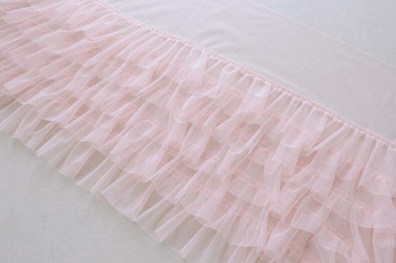 Light Blue Tulle Ruffled Trim Embroidery DIY Fold Lace Trim - Etsy