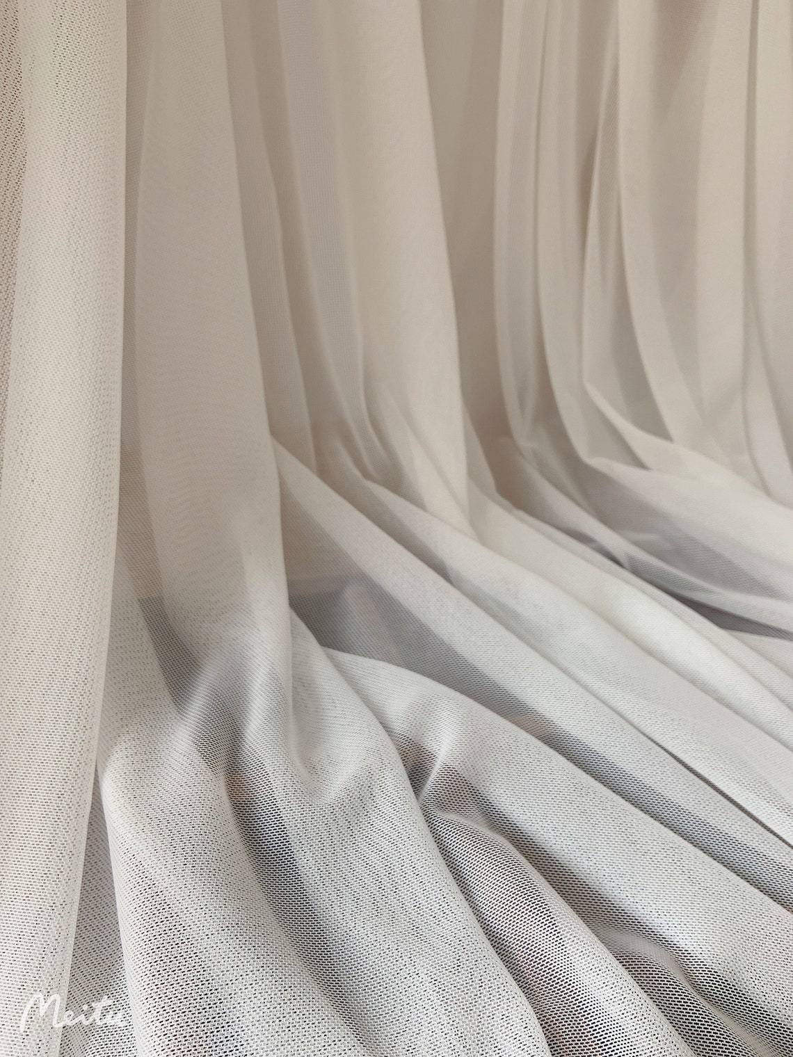 4 Way Stretch Mesh Fabric, 4 Way Stretchy Net Fabric, Elastic Tulle ...