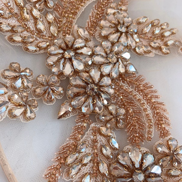 Champagne Rhinestone - Etsy