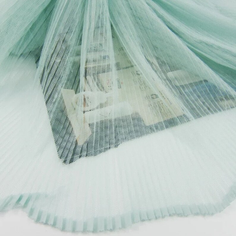 Grey Pleated Tulle Panelruffled Tulle Pleated Tulle Fabric - Etsy
