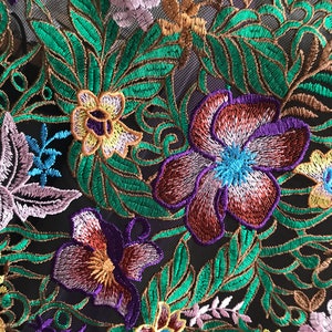 Luxury Embroidery Lace Fabric Lace Fabric for Fashion Show - Etsy