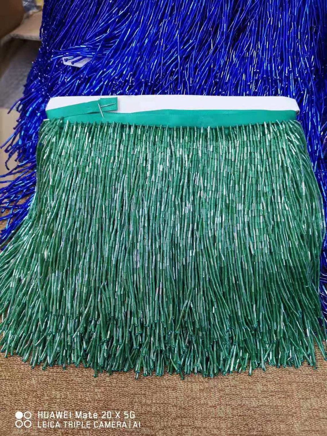 Hot Pink Beaded Fringe Trim for Couture and Costume Bugle | Etsy