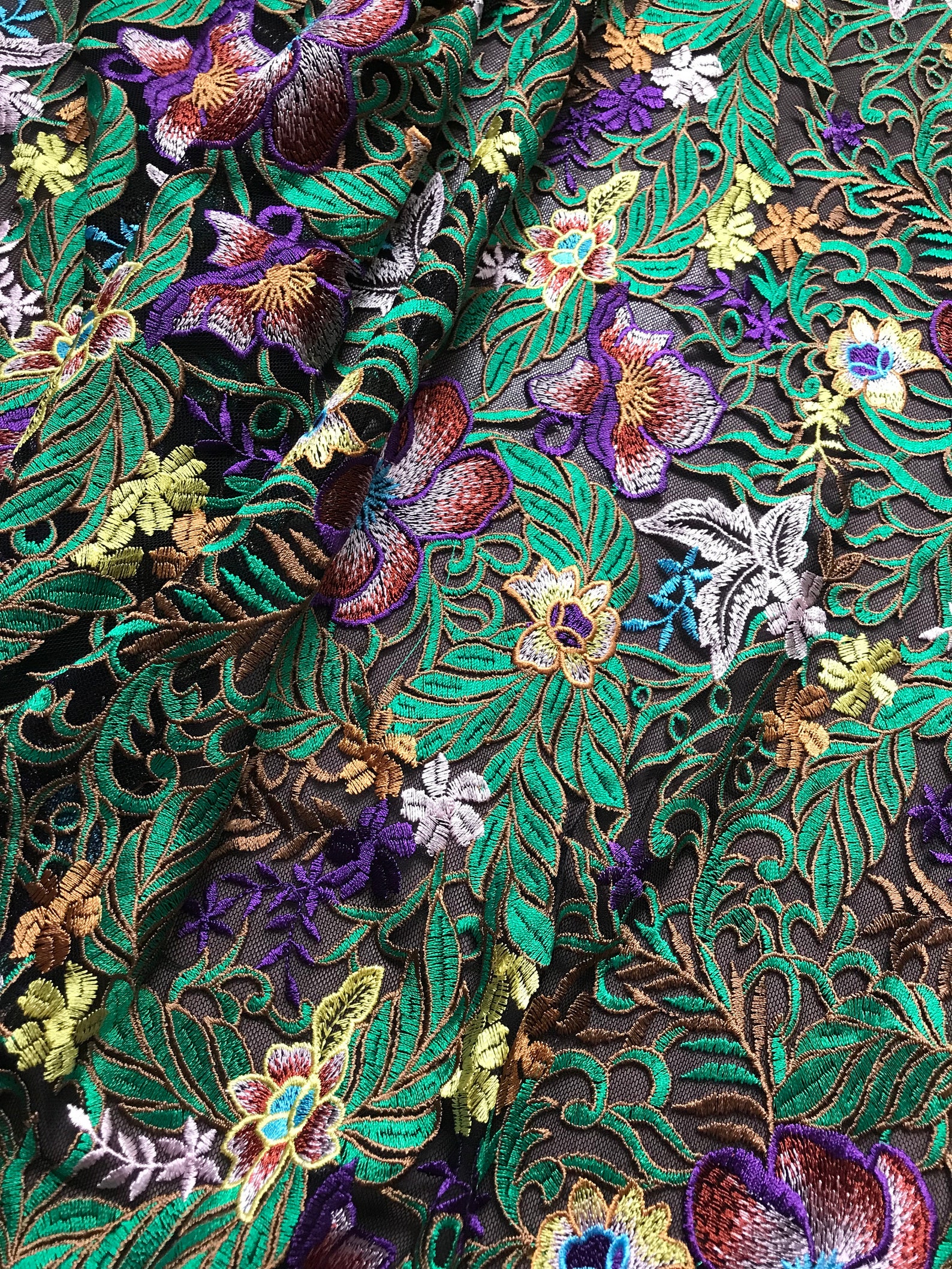 Luxury Embroidery Lace Fabric Lace Fabric for Fashion Show - Etsy