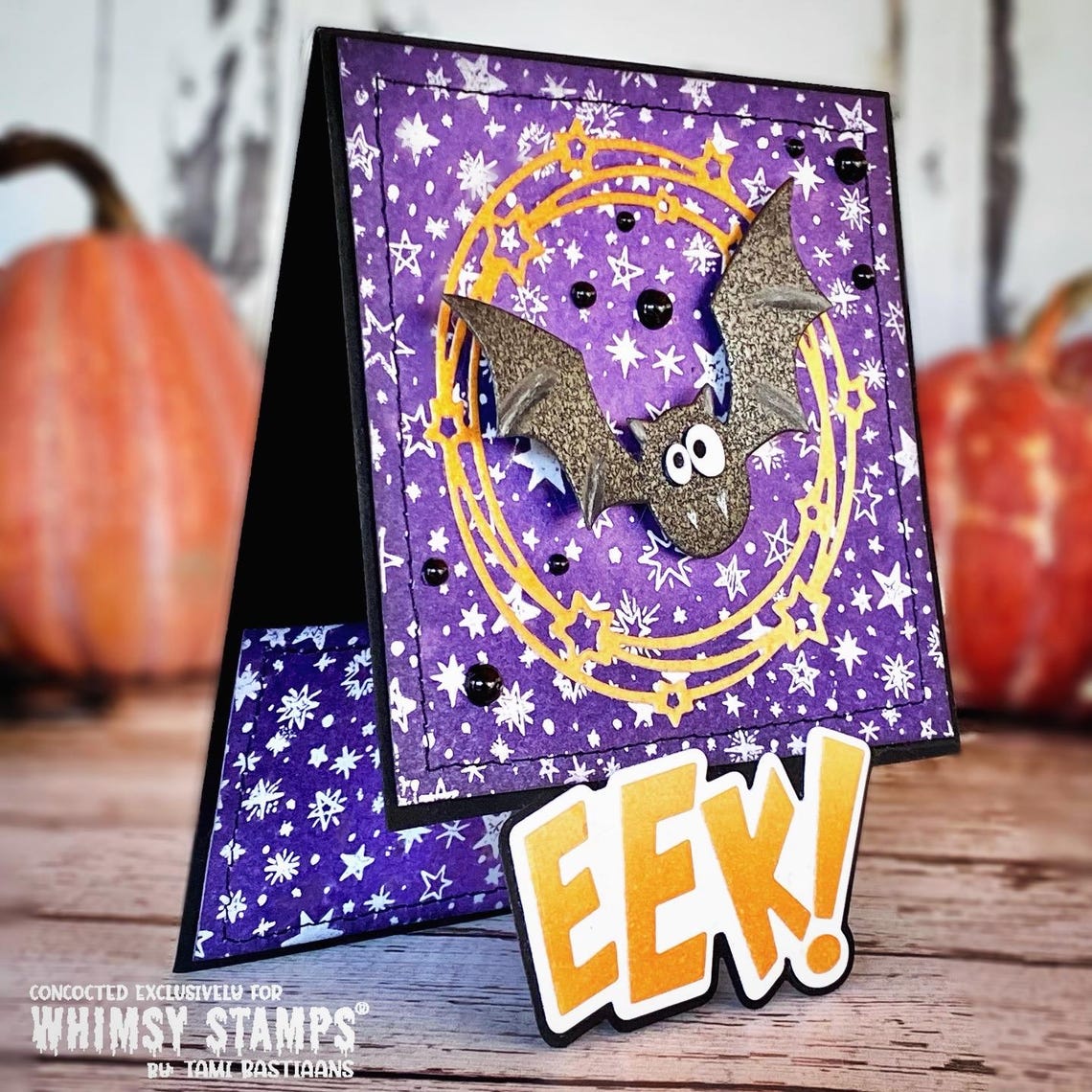 Eek Floating Front Card - Etsy