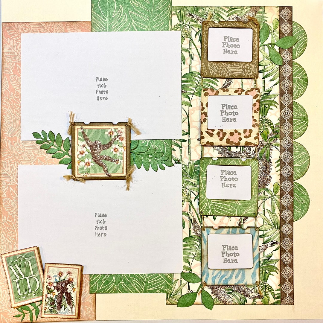 Into the Wild Three One-page Layout Kits - Etsy