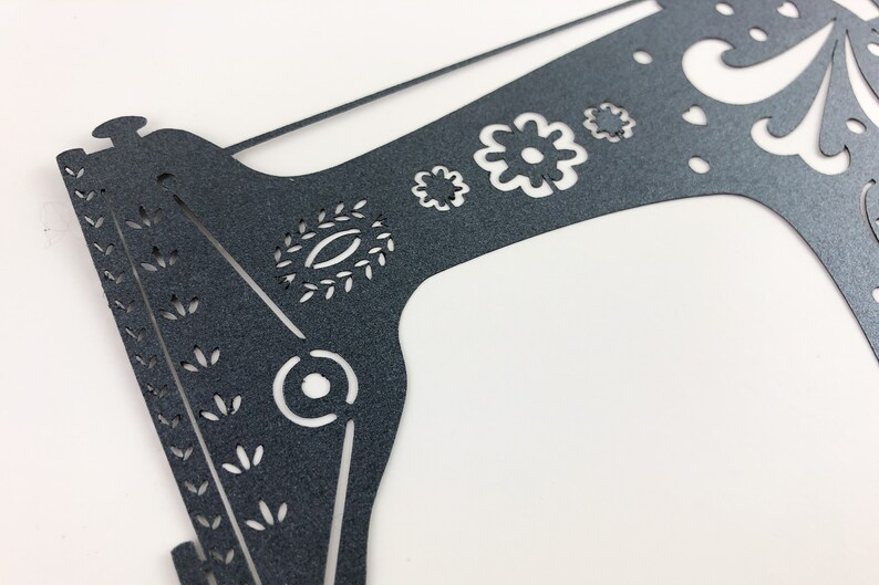 Sewing Machine Papercut Template Pattern, Pdf for Hand Cutting, Dxf Eps ...