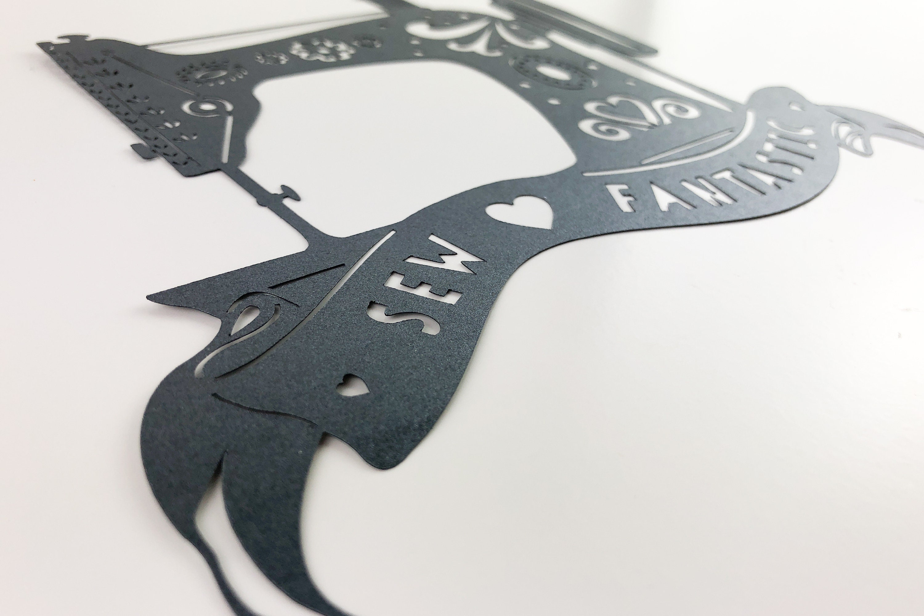 Sewing Machine Papercut Template Pattern Pdf for Hand - Etsy