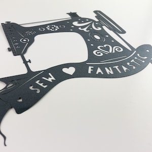 Sewing Machine Papercut Template Pattern, Pdf for Hand Cutting, Dxf Eps ...