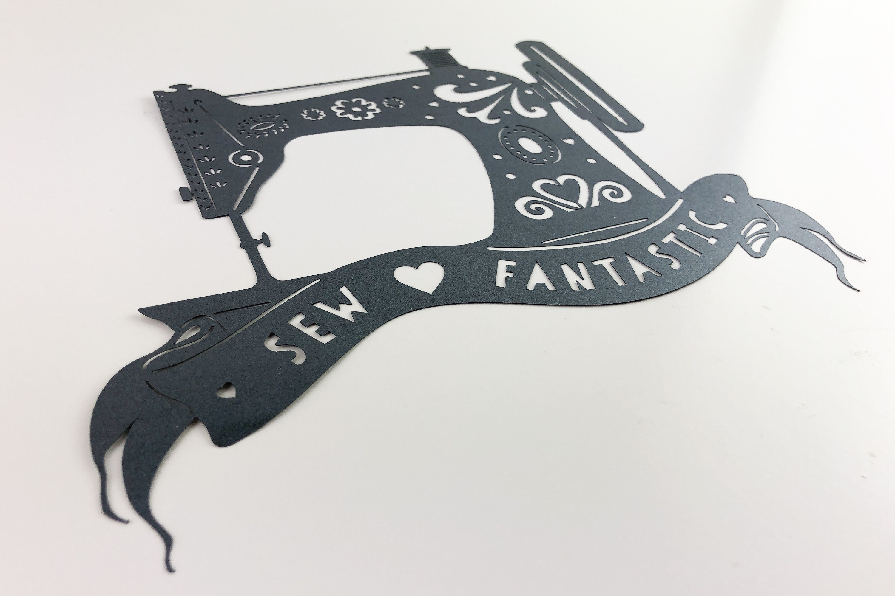 Sewing Machine Papercut Template Pattern Pdf for Hand - Etsy