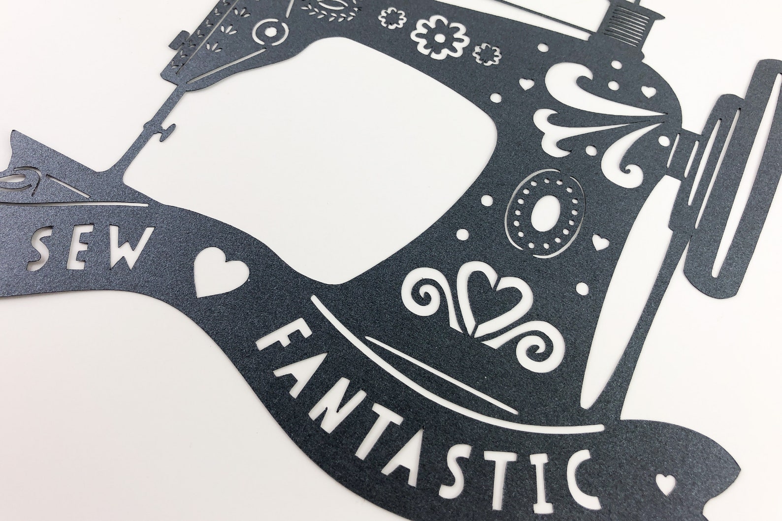 Sewing Machine Papercut Template Pattern Pdf for Hand - Etsy