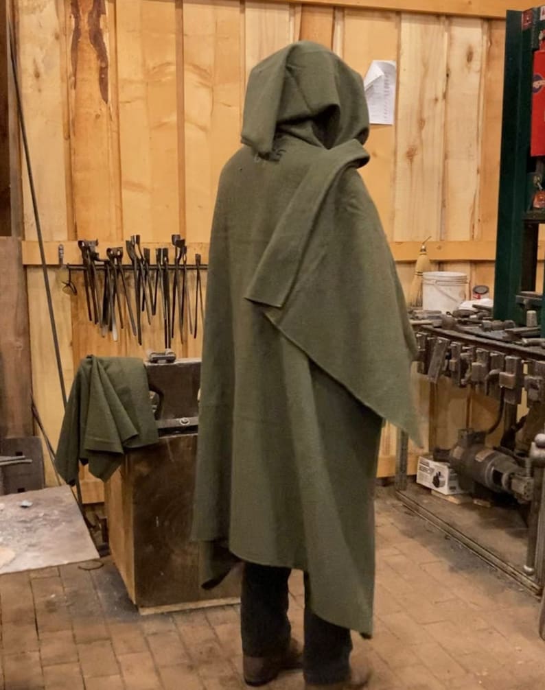Hooded Ruana Cloak - Etsy
