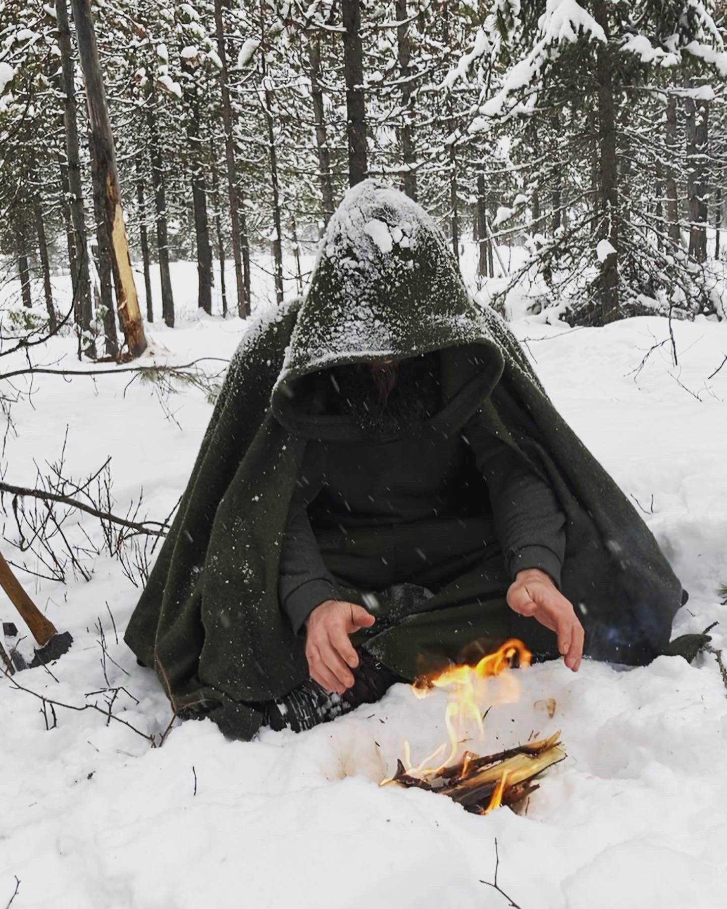 Hooded Ruana Cloak - Etsy