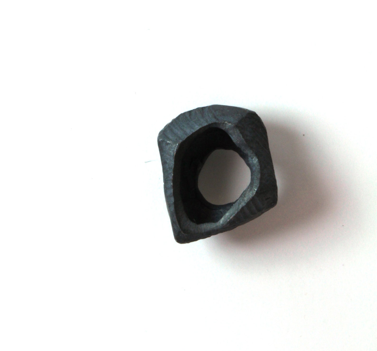 Small Black Lapel Pin, Black Chiseled Rustic Brooch Pin, Hipster Groom ...