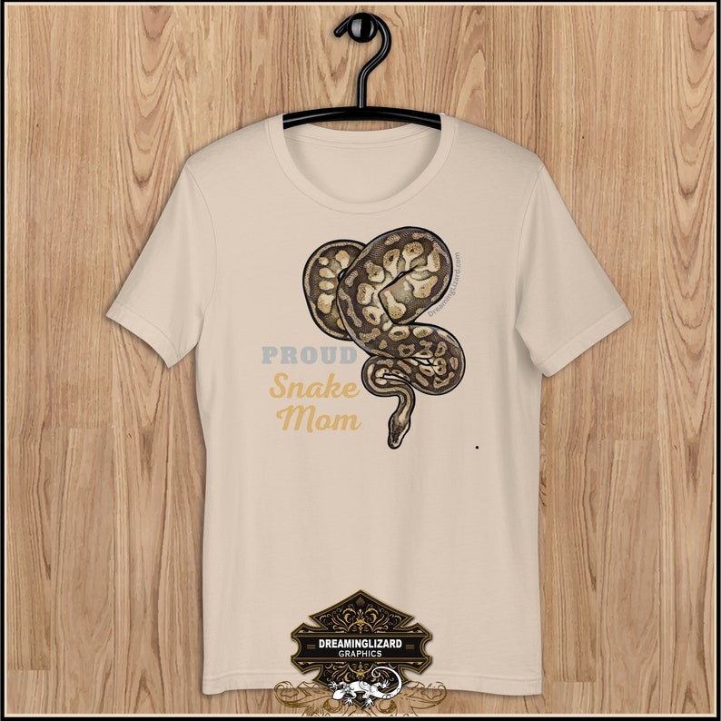 Proud Snake Mom T-shirt, Ball Python Design, Snake Lovers - Etsy