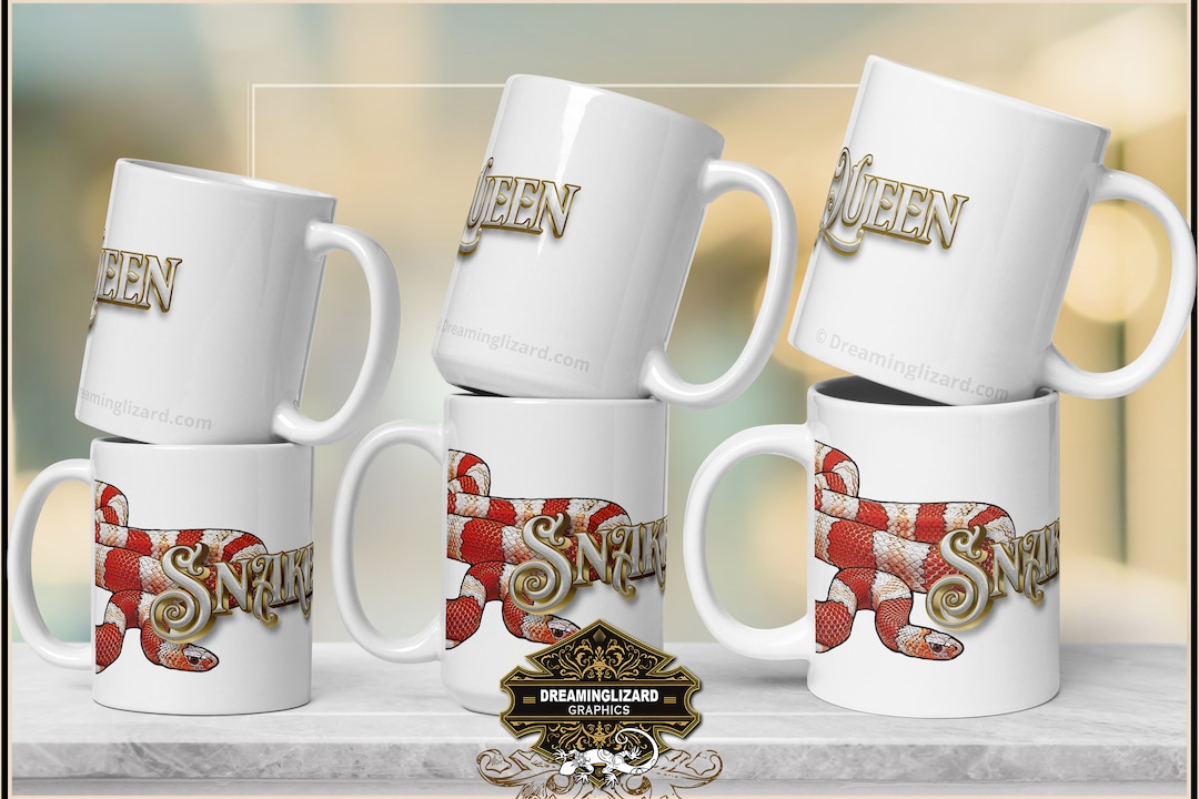 Snake Queen Coffee Mug, Corn Snake Design - Etsy