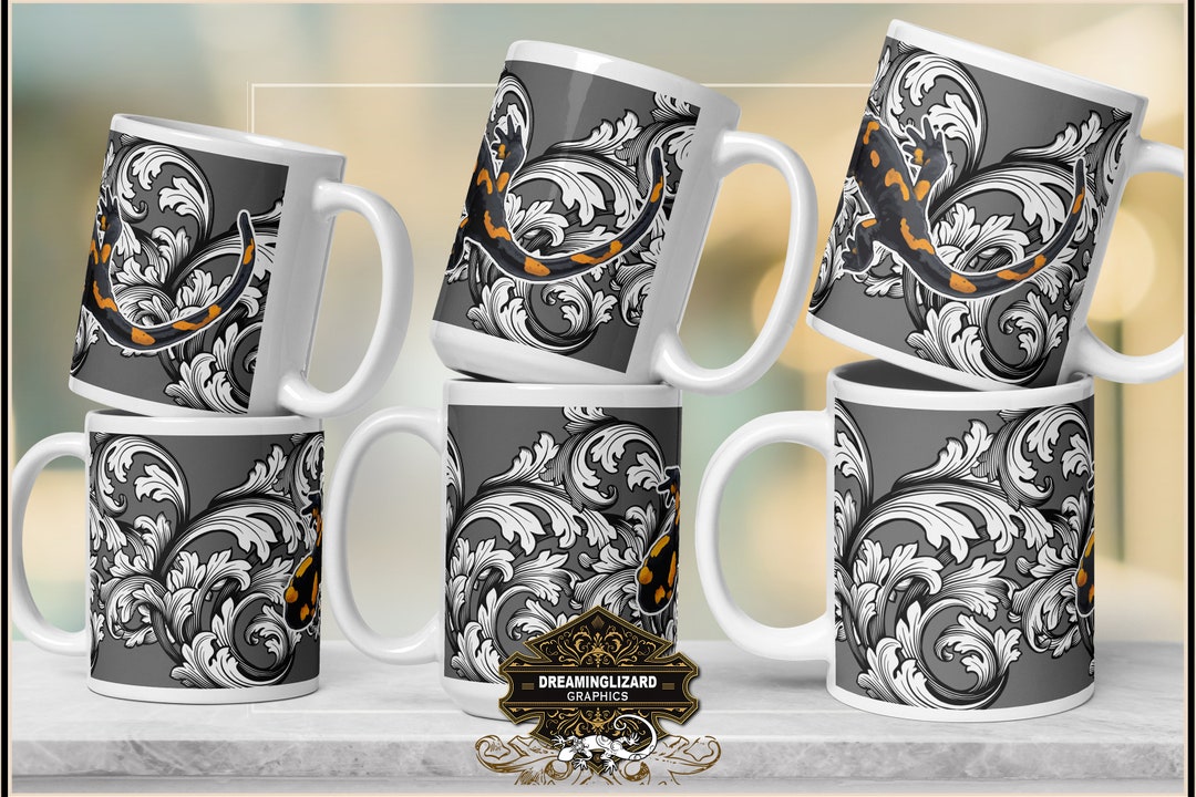 Fire Salamander Coffee Mug, Salamander Gifts - Etsy