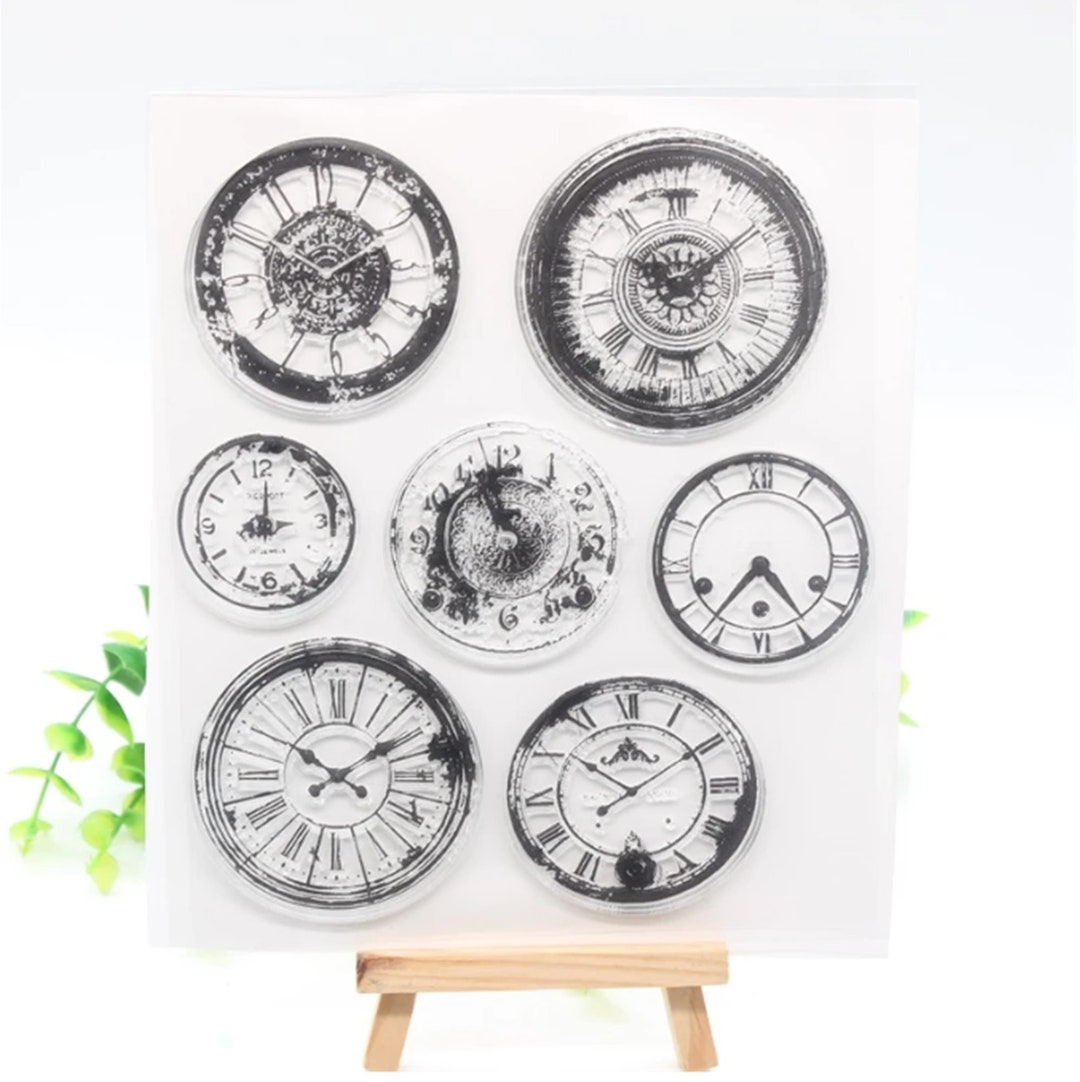 Clocks Clear Stamps,vintage Cloacks,silicone Stamps for DIY ...