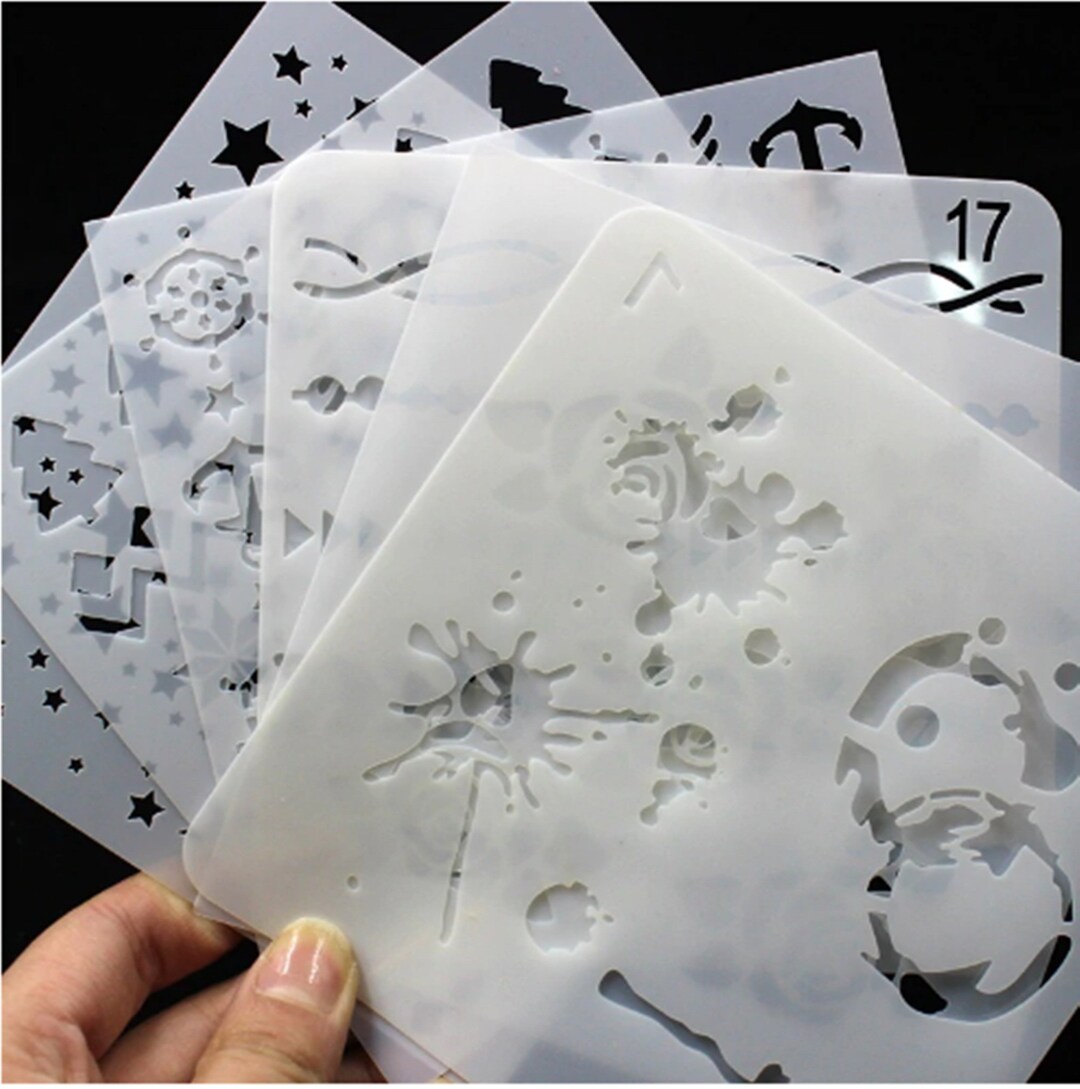 Layering Stencils Coffee Stains Star Stencil DIY - Etsy