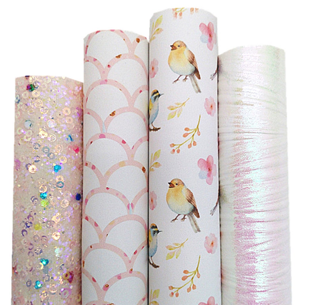 Faux Leather,glittery Leather,chunky Leather ,sequins Faux Fabric ...