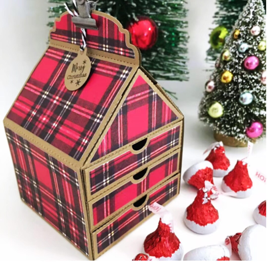 Carton Box With Drawers,drawer Cut Dies,stencils for DIY Scrapbooking ...