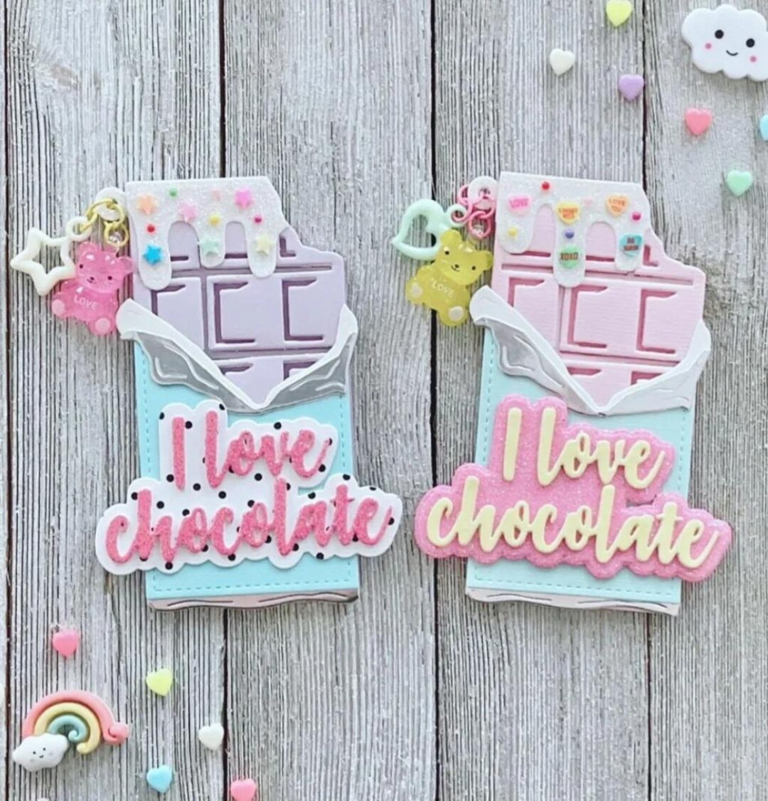 Chocolate Cut Die,sweet Dies,cutting Dies Stencils for DIY Scrapbooking ...