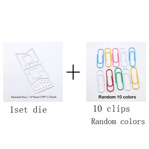 Jumbo Paperclip Banner Metal Cutting Dies – Oversized Paperclip Flag ...
