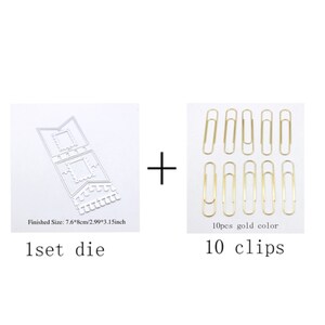 Jumbo Paperclip Banner Metal Cutting Dies – Oversized Paperclip Flag ...