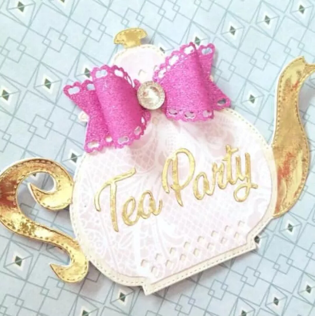 Tea Pot Die Cut for Crafts – Card Making, Journaling, and Paper Art - Etsy
