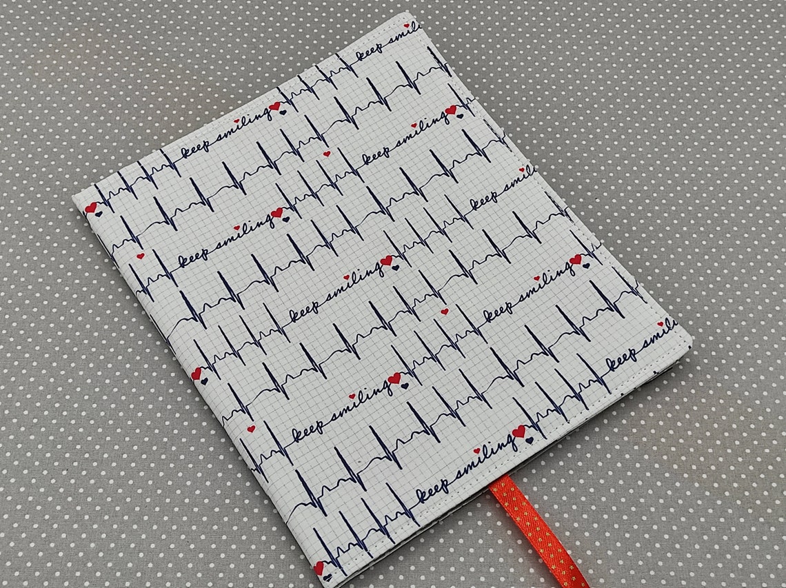 Adjustable Book Cover Buchhülle ECG Doctor - Etsy