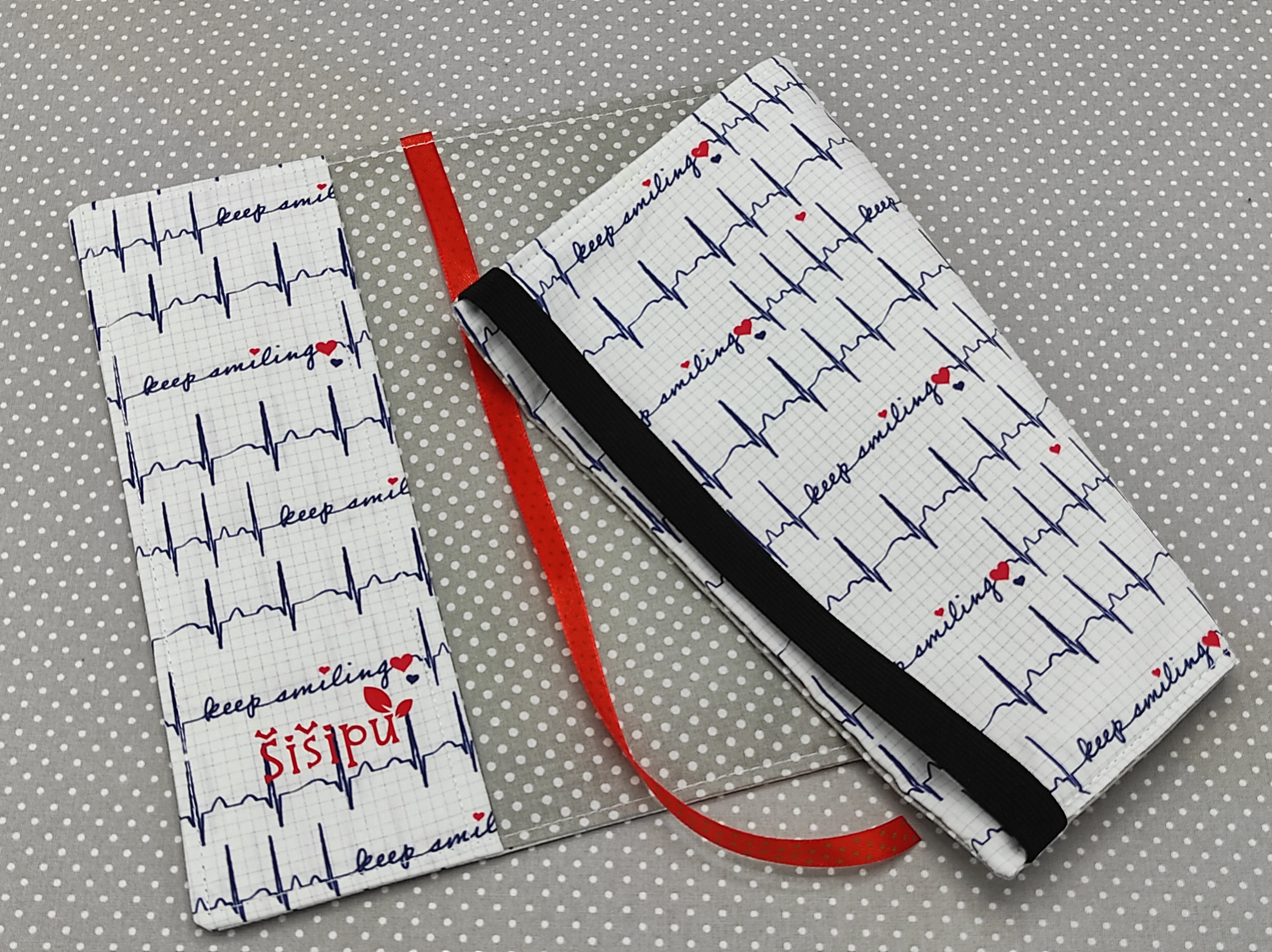 Adjustable Book Cover Buchhülle ECG Doctor | Etsy