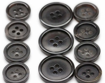 Black suit buttons | Etsy