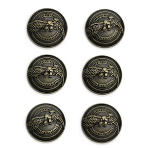 Sets of Antique Brass Eagle Buttons in Two Sizes - Etsy