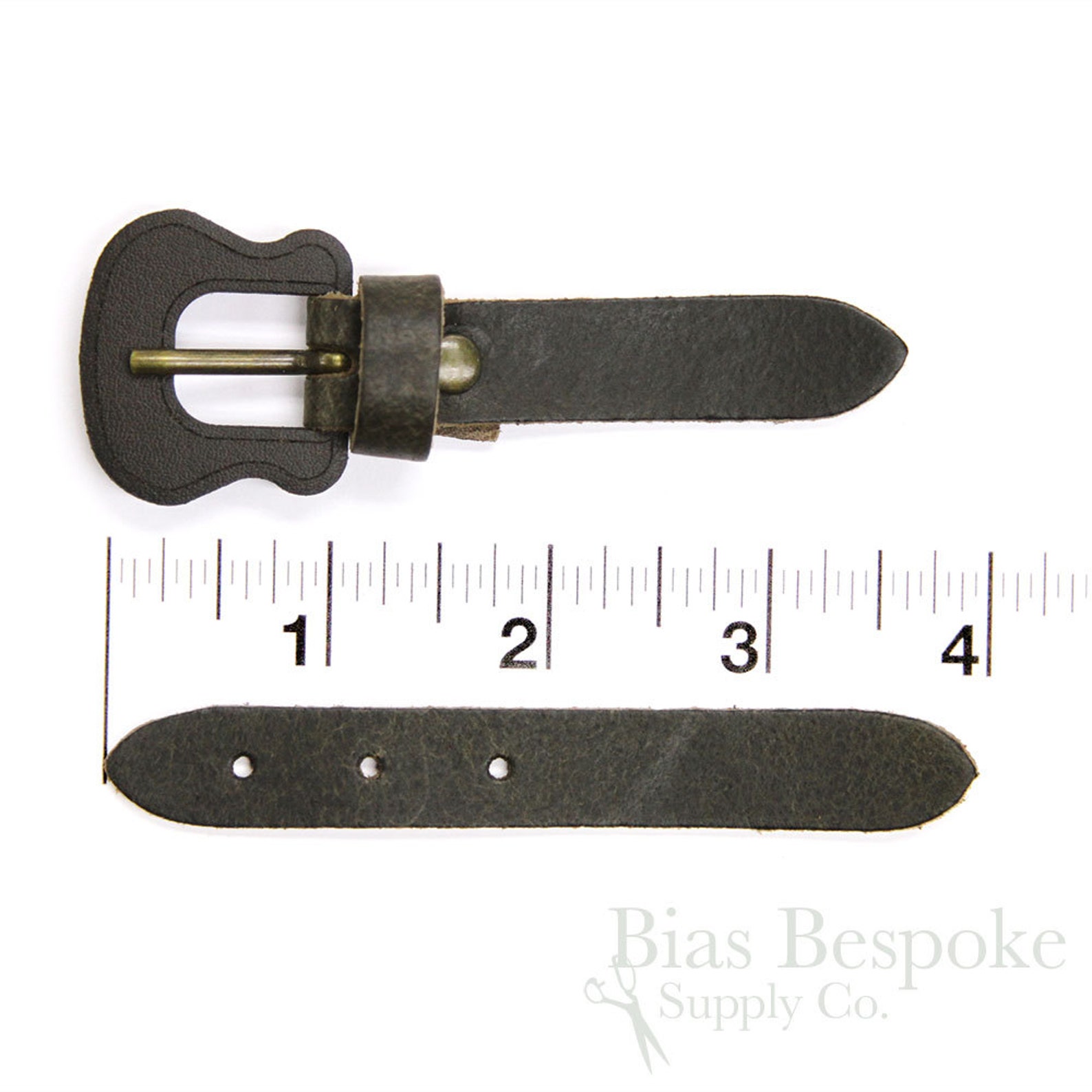 Classic and Elegant Dark Brown Leather Toggle-style Buckle, Made in ...