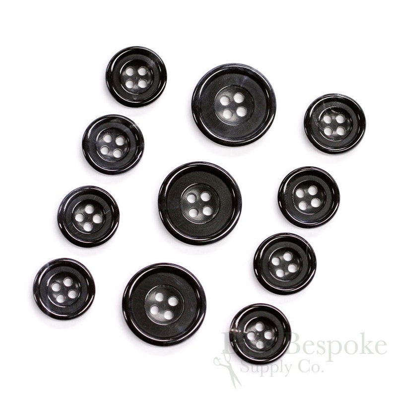 Horn Buttons for Shirt Blue - Etsy