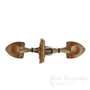 7" Genuine Leather Toggle Closures, Made in Italy - Etsy
