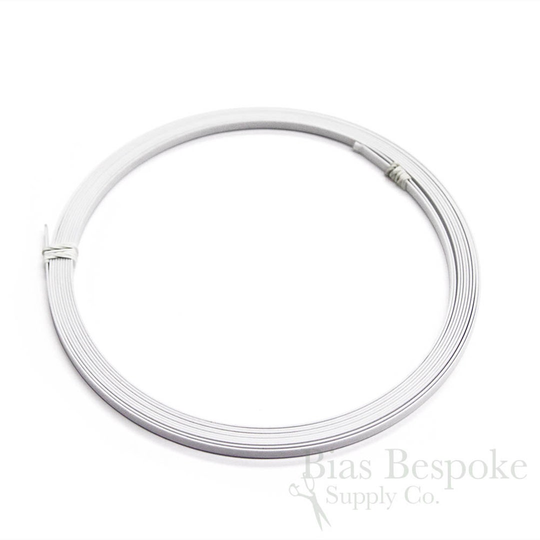 5.5 Yards of White Spring Steel Boning, 1/4" and 1/2" Available - Etsy
