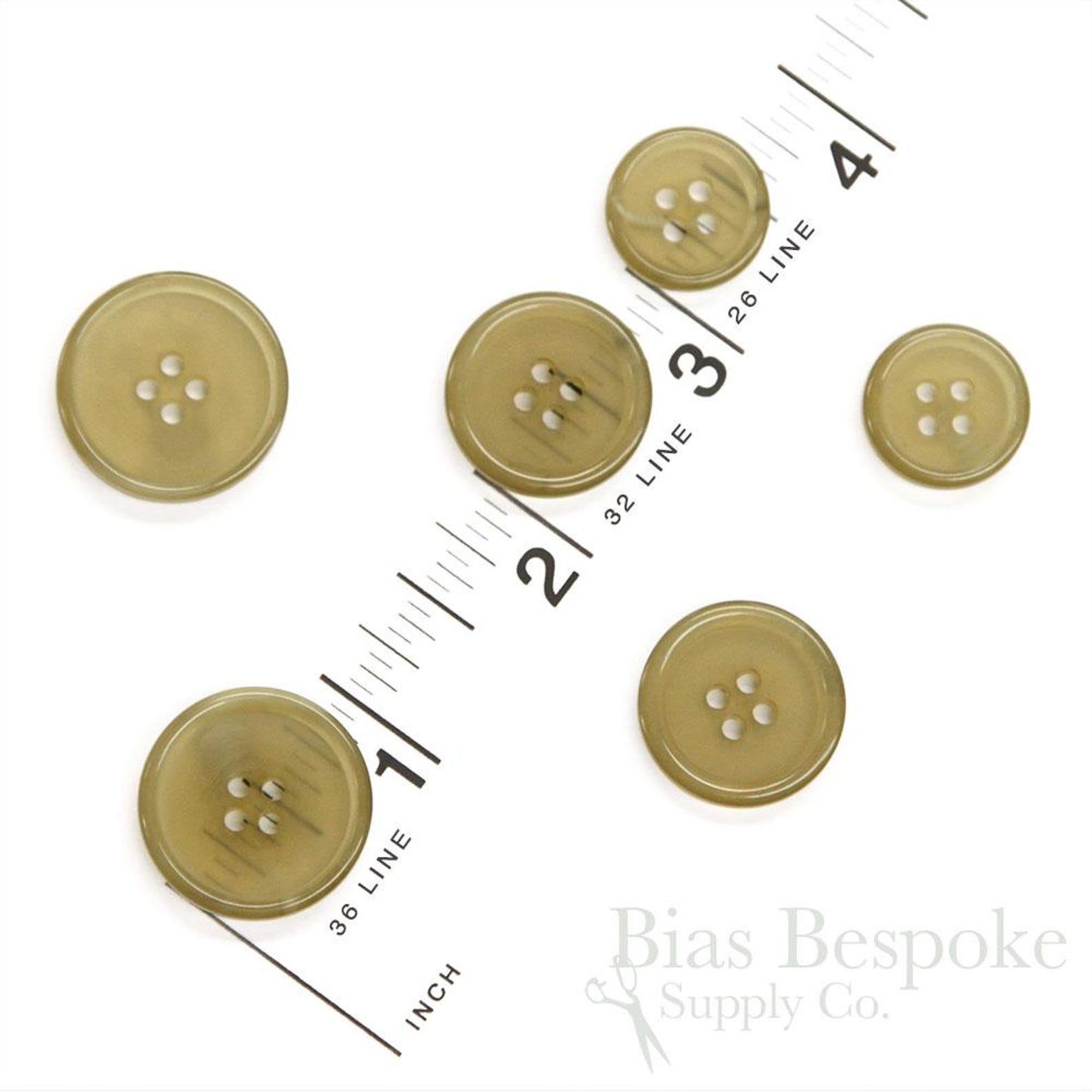 Sets of Translucent Tan Suit Buttons - Etsy