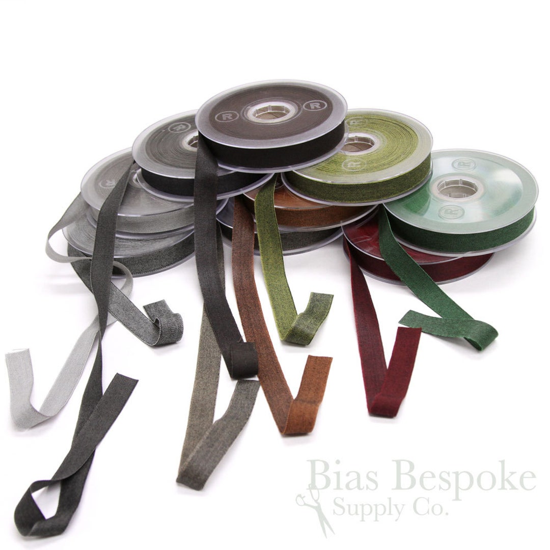 JUNO Innovative Seam Binding Tape in 8 Two-tone Colors, 20 Meter Rolls ...