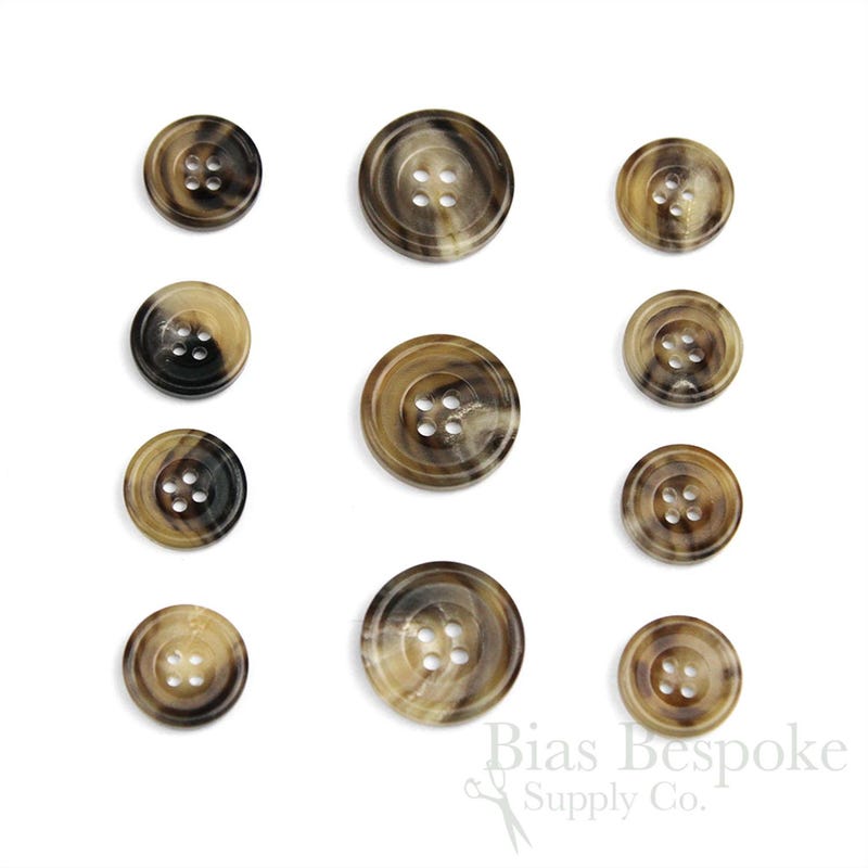 Real Horn Suit Buttons - Etsy