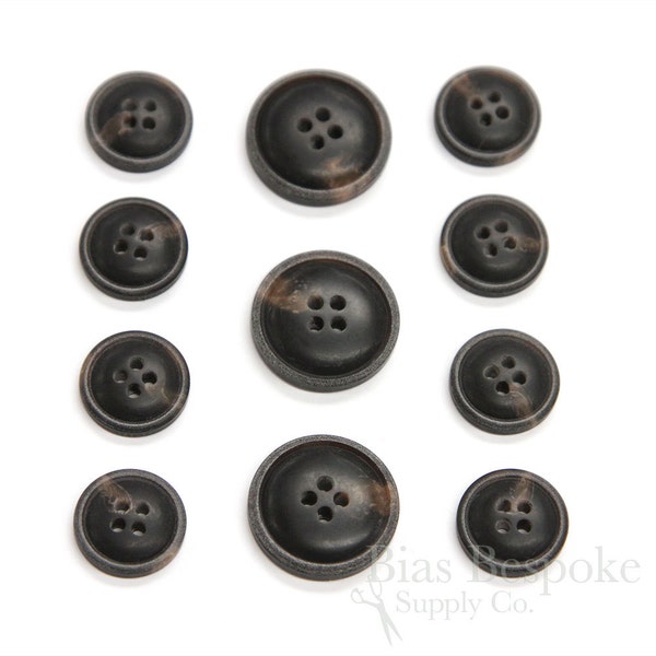 Black Matte Buttons - Etsy