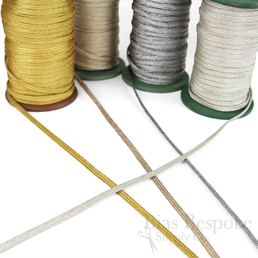 PIPER 5mm Metallic Flat Cord (for Loops and Curves) - Etsy