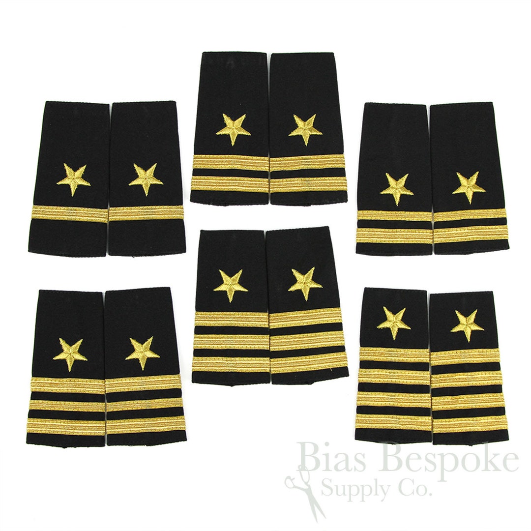 United States Navy Line Officer's Soft Epaulets - Etsy