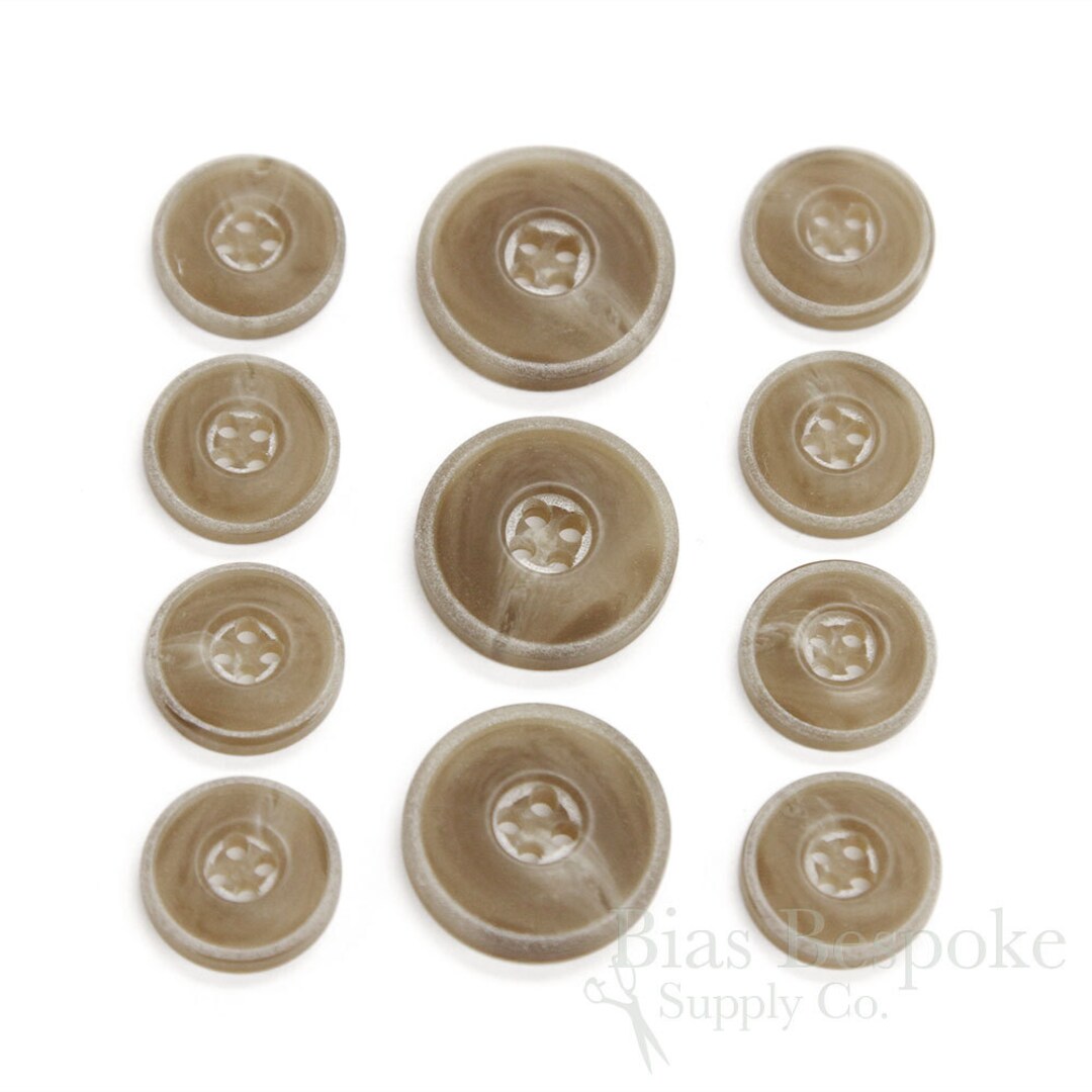 Matte & Double-matte Tan Buttons for Suits and Coats, Made in Italy - Etsy